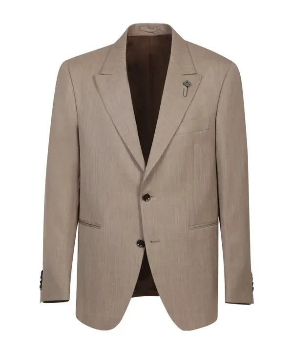LARDINI Single Breasted Two-piece Suit - Beige