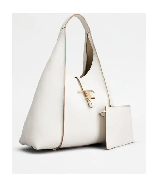 TOD'S T Timeless Medium Tote Bag - White