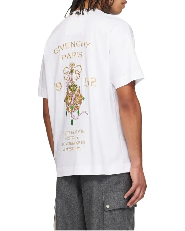 Givenchy Logo Embroidered T-shirt