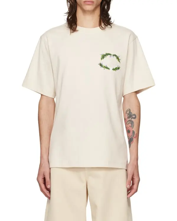 Burberry Logo Embroidered Crewneck T-shirt