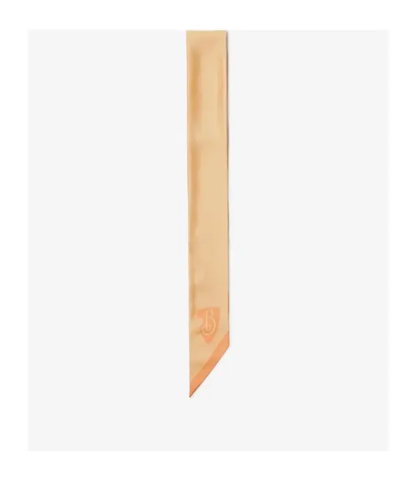Burberry Skinny Reversible B Shield Scarf