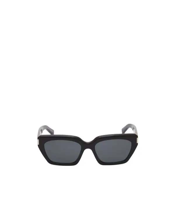 Saint Laurent Sl 826 Page Rectangle-frame Sunglasses - Black