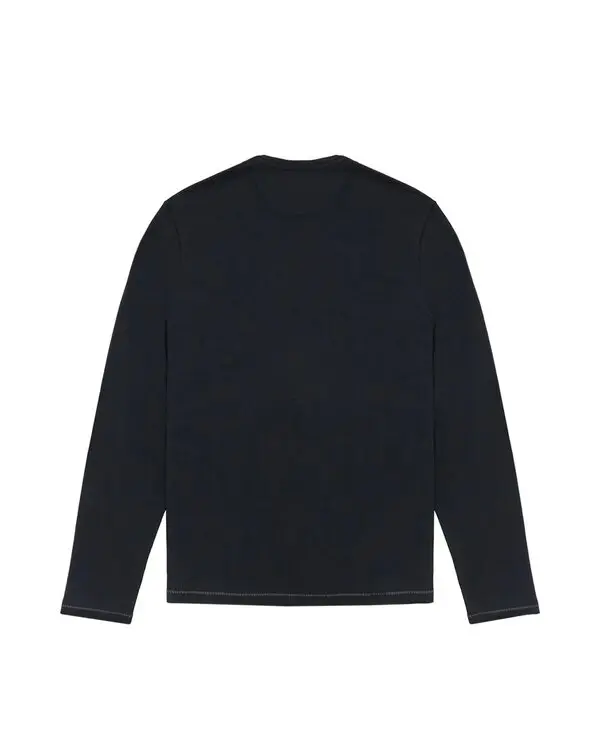 Emporio Armani T-shirt With Round Neck And Long Sleeves