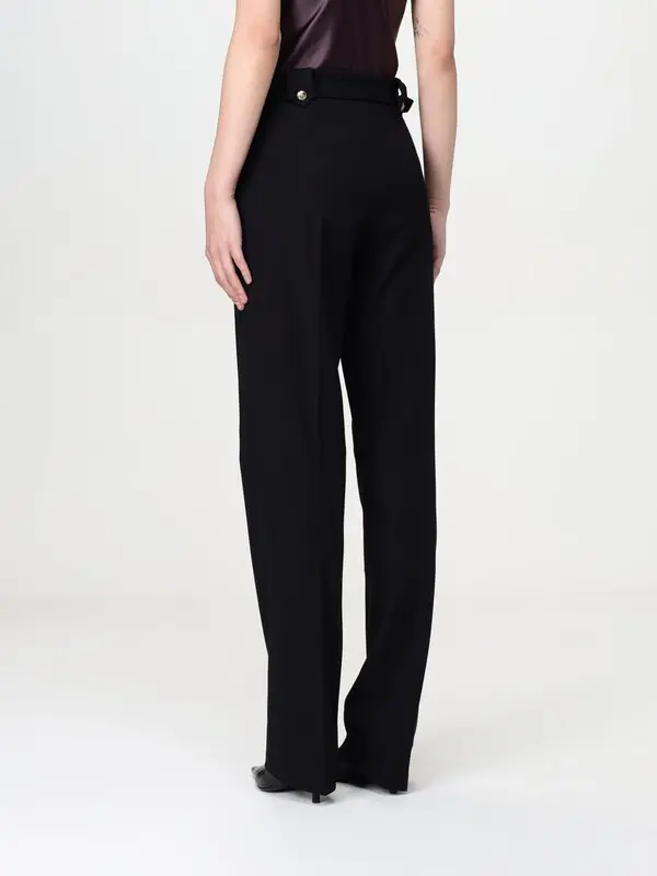 Versace Belted High Waisted Tailored Trousers