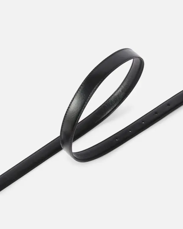 Pinko Bird-buckle Slim Leather Belt