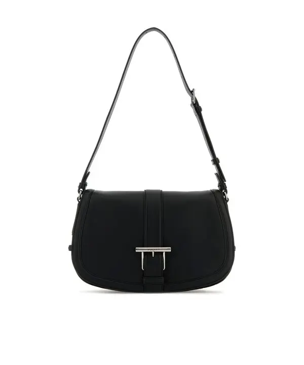 Alexander McQueen T-bar Maxi Shoulder Bag - Black