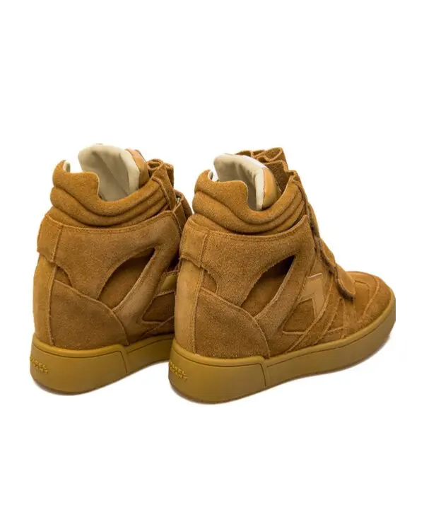 Isabel Marant Étoile High-top Sneakers With Velcro Fastening - Brown