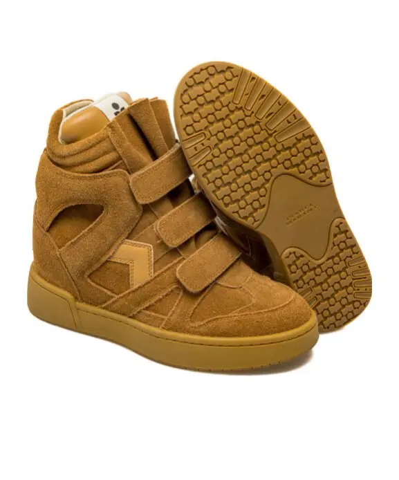 Isabel Marant Étoile High-top Sneakers With Velcro Fastening - Brown