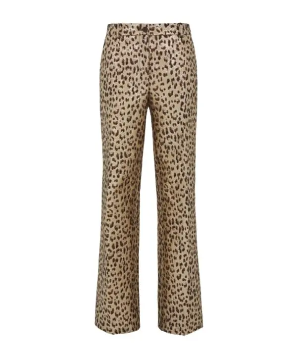 P.a.r.o.s.h Leopard Print Trousers