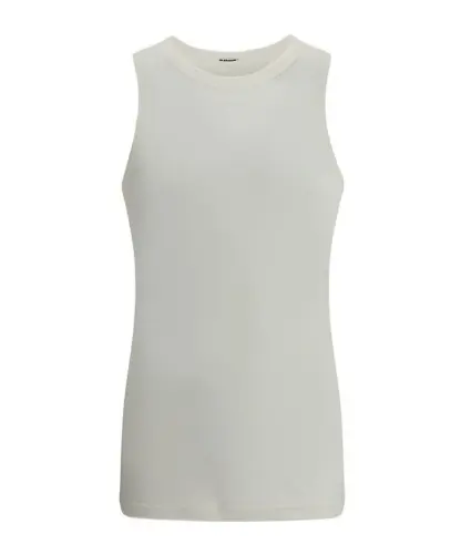 JIL SANDER Short Sleeved Crewneck T-shirt Set - White