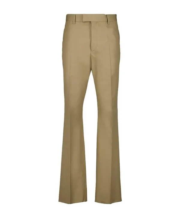 FERRAGAMO Pleated Chinos - Brown