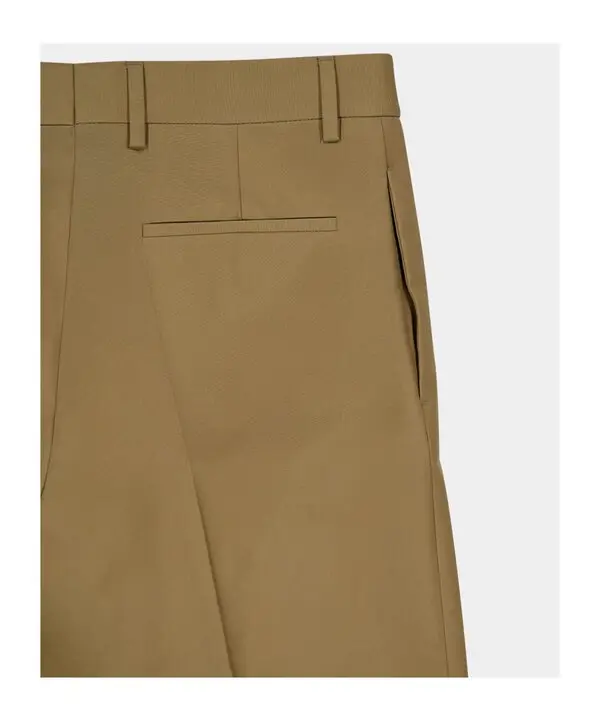FERRAGAMO Pleated Chinos - Brown