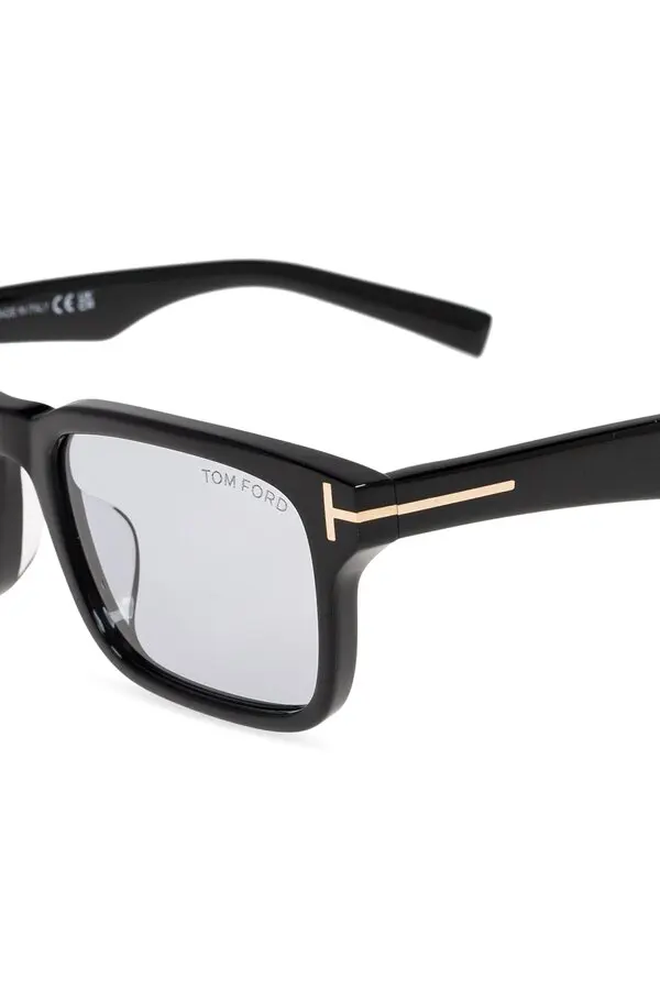 TOM FORD Full Rim Rectangle Sunglasses - White