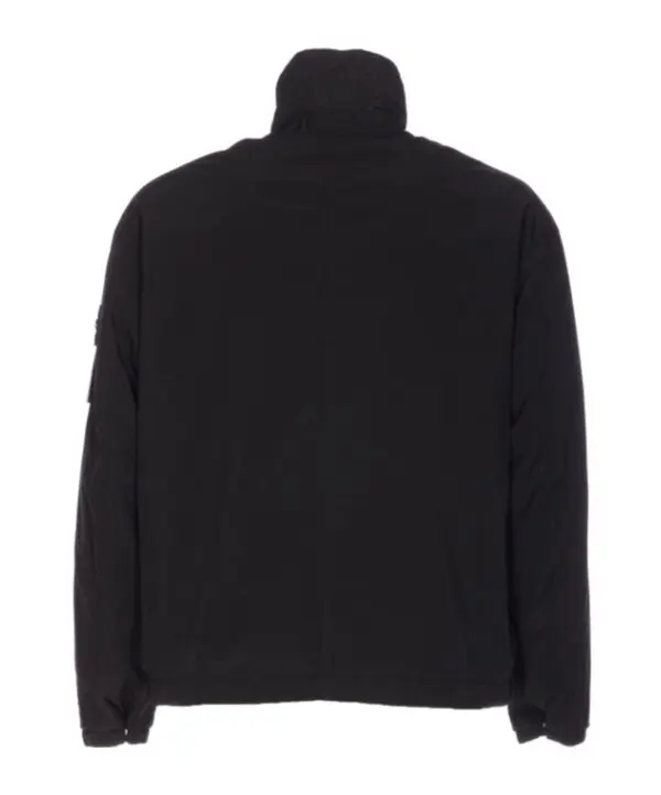 Stone Island Logo Patch Elasticated Hem Jacket - Black
