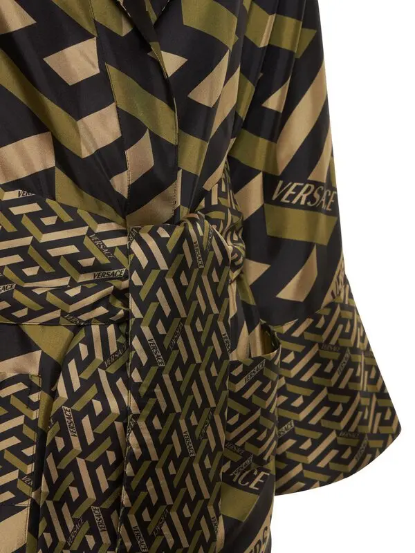 Versace Long-sleeved Nightgown