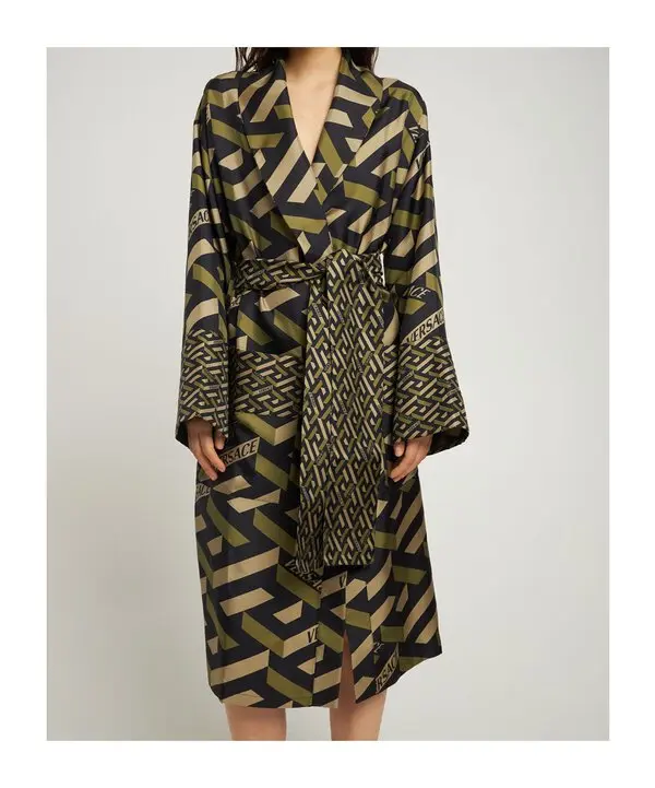Versace Long-sleeved Nightgown