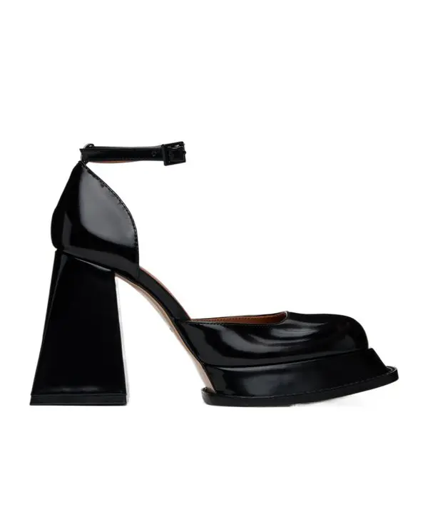 SHUSHU/TONG 83mm Block-heel Mary Jane Pumps