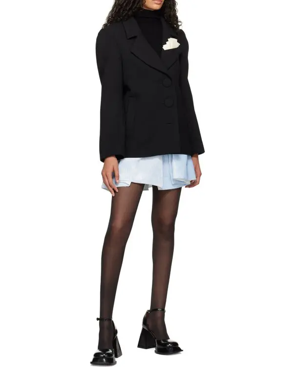 SHUSHU/TONG 83mm Block-heel Mary Jane Pumps