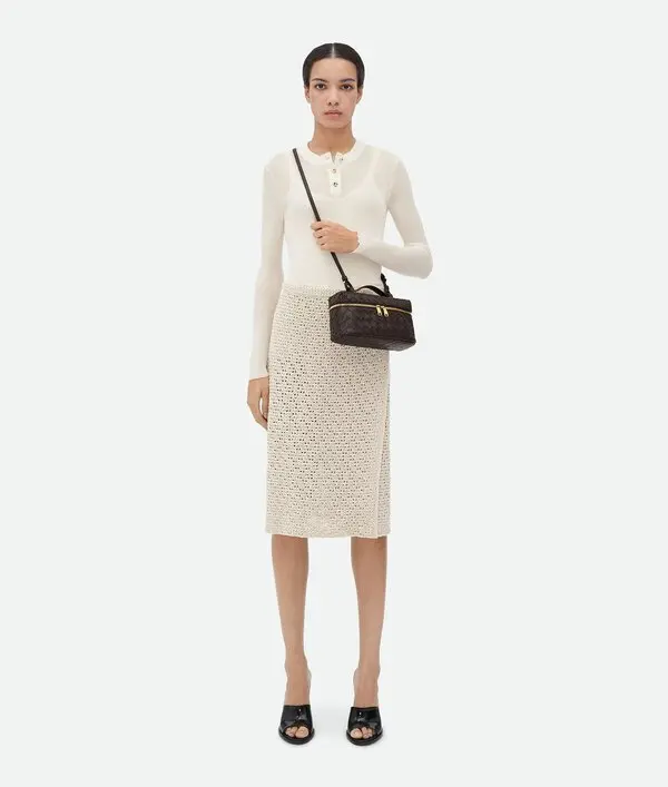 Bottega Veneta Woven Vanity Case - Black