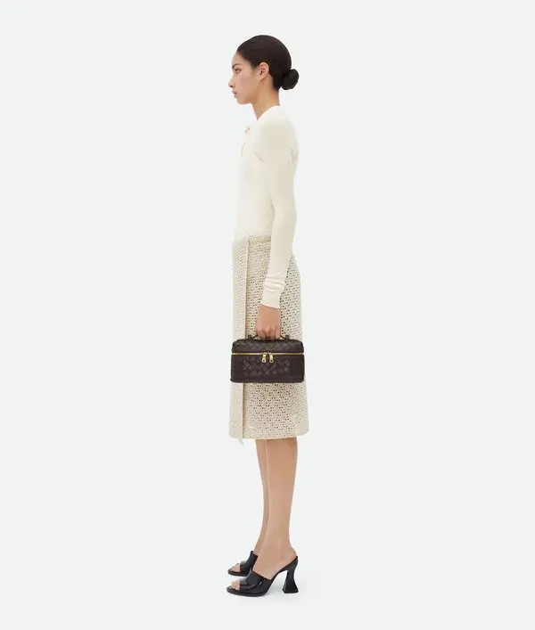 Bottega Veneta Woven Vanity Case - Black
