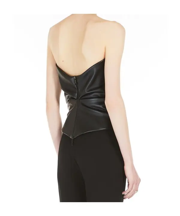 Sportmax Lindsey Gathered Sleeveless Top