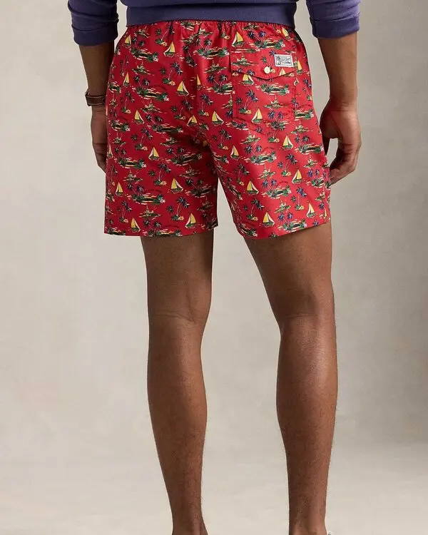 Polo Ralph Lauren All-over Print Drawstring Waist Swim Shorts