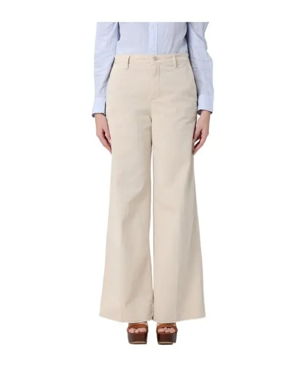 7 For All Mankind Wide-leg Chino Pants - Nude