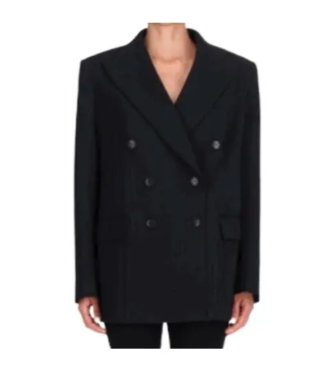 Ermanno Scervino Double-breasted Jacket - Black