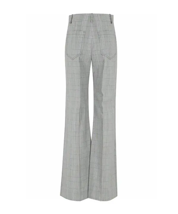 Victoria Beckham Pinstriped Straight-leg Trousers