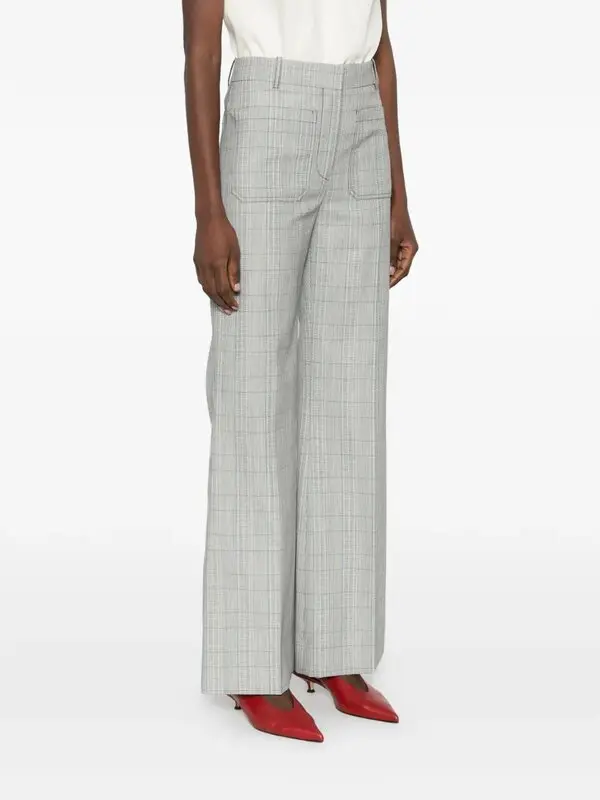 Victoria Beckham Pinstriped Straight-leg Trousers