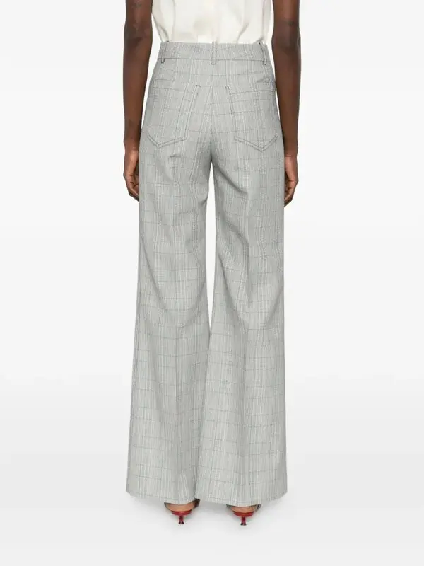 Victoria Beckham Pinstriped Straight-leg Trousers