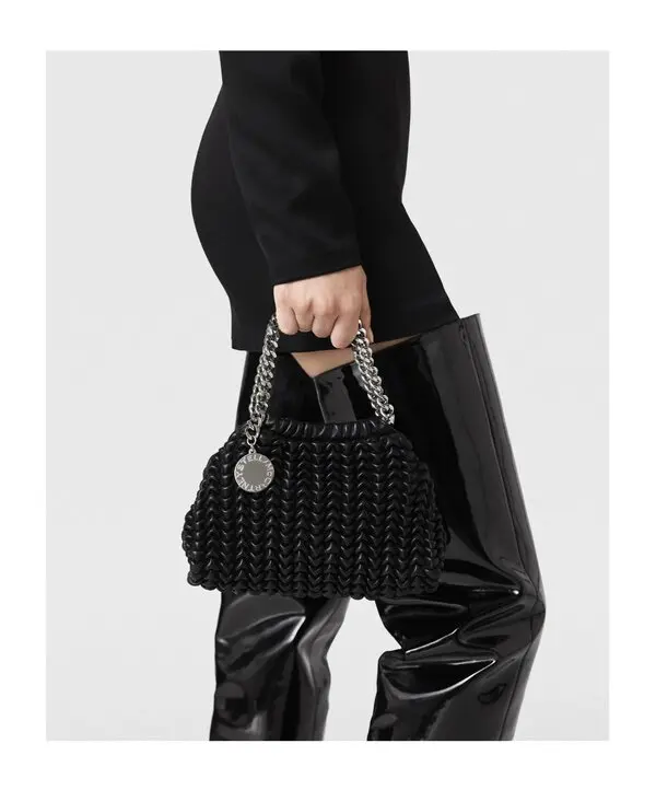 Stella McCartney Off-shoulder Long-sleeve Mini Dress