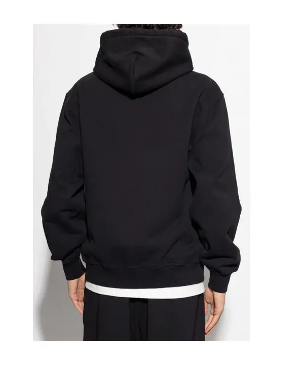 Burberry Zip-up Drawstring Hoodie - Black