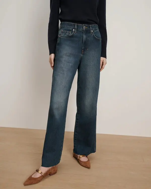 Veronica Beard Wide-leg Jeans - Blue