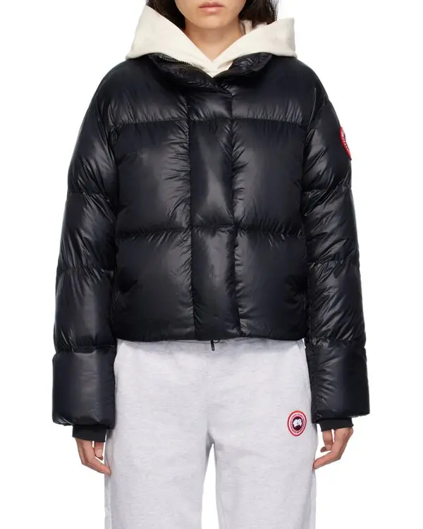 Canada Goose Cypress Cropped Puffer Jacket - Black