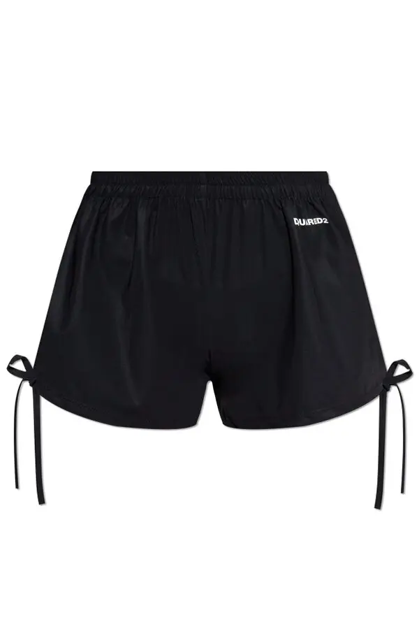 Dsquared2 Elastic Waist Shorts - Black