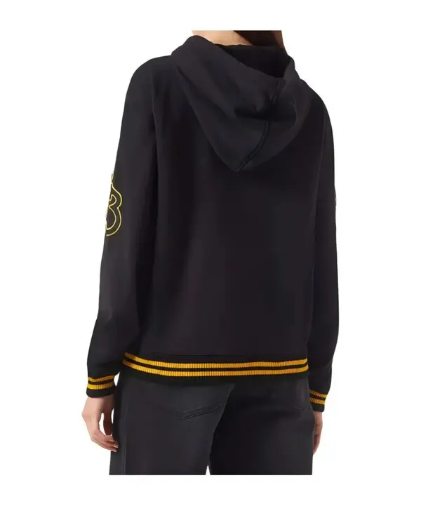 Prada Logo Zip-up Hoodie