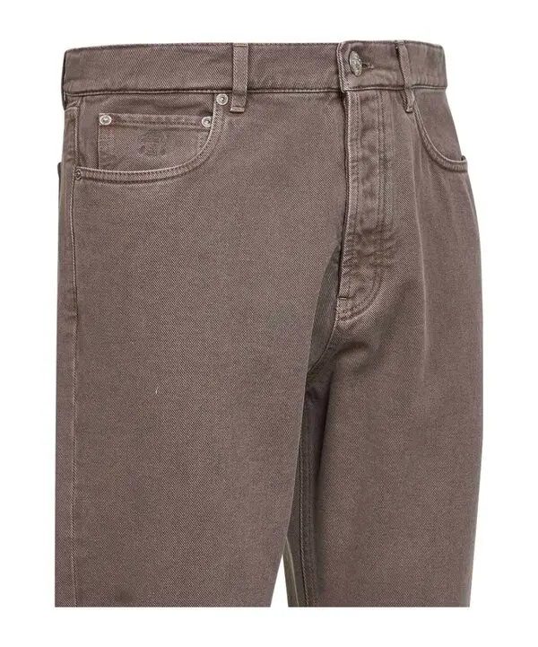 Brunello Cucinelli Garment-dyed Iconic Fit Five-pocket Trousers - Black