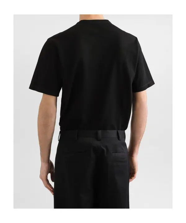 Dolce & Gabbana Dolce Gabbana Logo Tag Crewneck T-shirt - Black