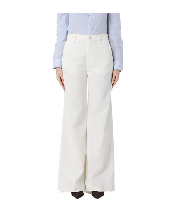 7 For All Mankind Straight-leg Jeans - White