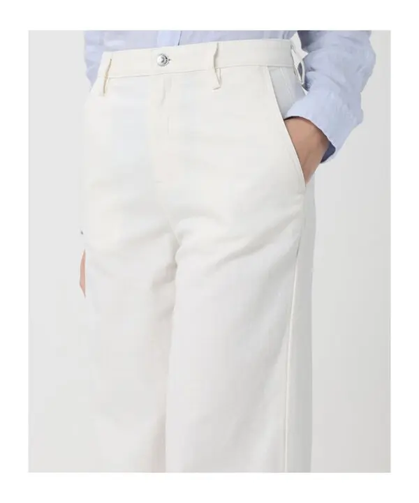 7 For All Mankind Straight-leg Jeans - White
