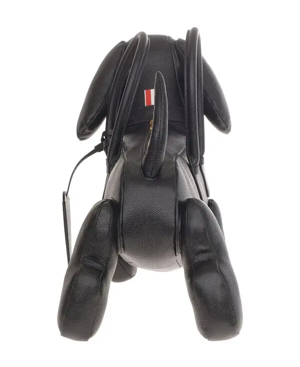 Thom Browne Hector Logo Embossed Tote Bag - Black