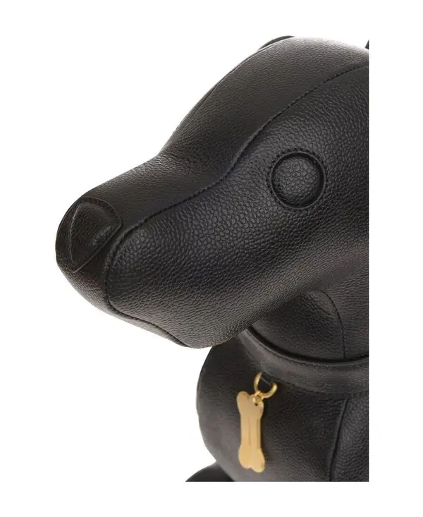 Thom Browne Hector Logo Embossed Tote Bag - Black