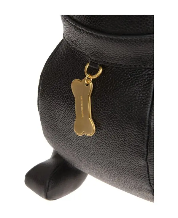 Thom Browne Hector Logo Embossed Tote Bag - Black