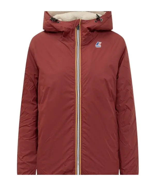 K-WAY Claude Hooded Jacket - Red