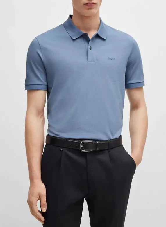 Hugo Boss Logo-embroidered Polo Shirt