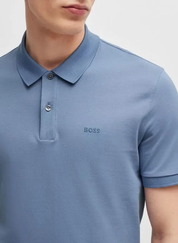 Hugo Boss Logo-embroidered Polo Shirt