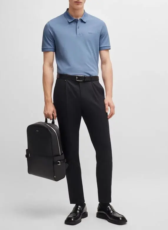 Hugo Boss Logo-embroidered Polo Shirt