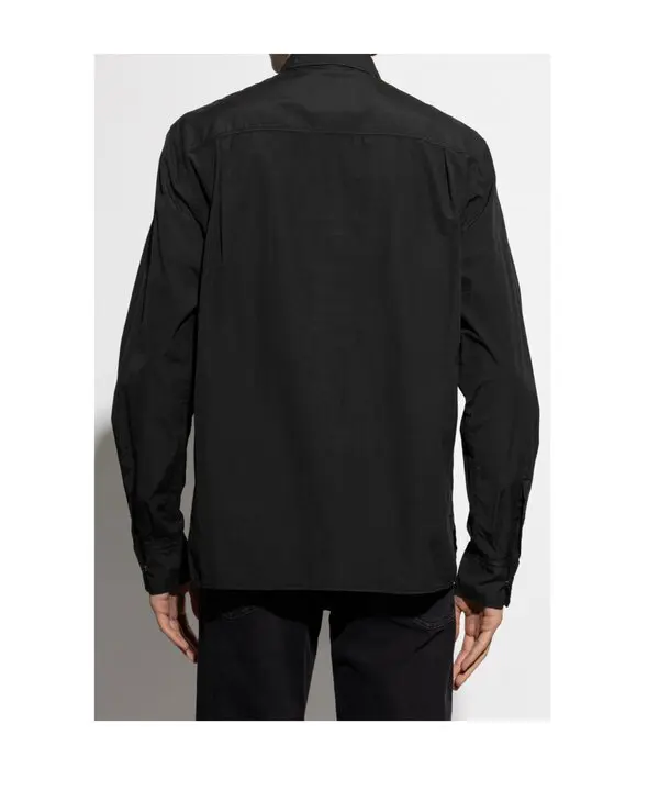 Dolce & Gabbana Dolce Gabbana Logo Plaque Shirt - Black