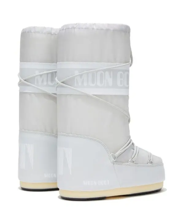 Moon Boot Lace-up Logo Snow Boots - Gray